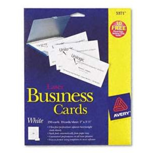 Avery 8371 Business Card Template