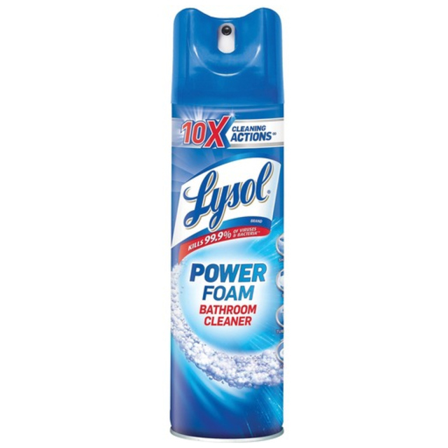 Lysol Lysol Power Foam Bathroom Cleaner Foam Spray 24 Fl Oz